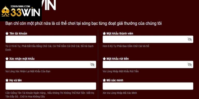 33WIN - Thương Hiệu Cá Cược Đẳng Cấp Nhất Mọi Thời Đại